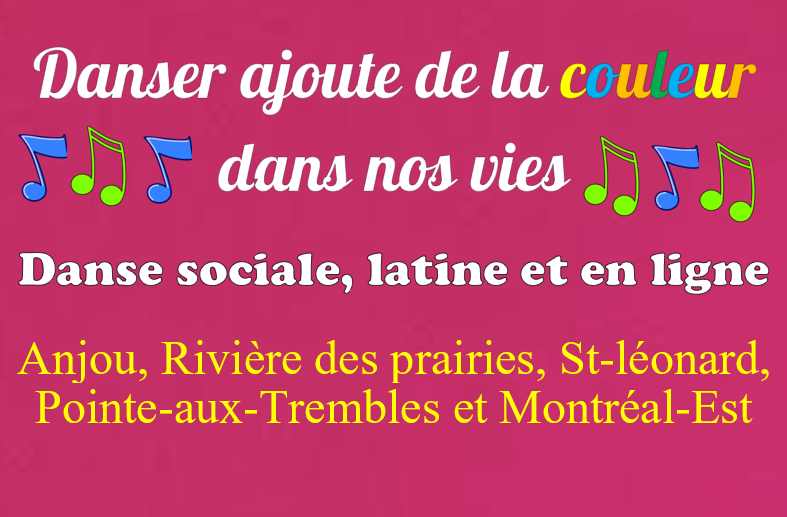 Cours et école de danse anjou Montreal, danse en ligne et danse social ...